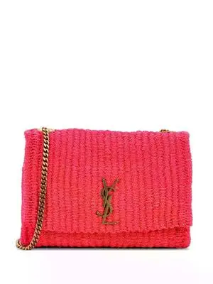 Saint Laurent Monogram Raffia Shoulder Bag