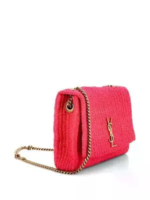 Saint Laurent Monogram Raffia Shoulder Bag