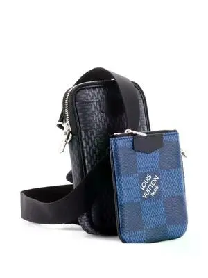 LOUIS VUITTON Damier Graphite 3d Modular Pouch Crossbody Bag