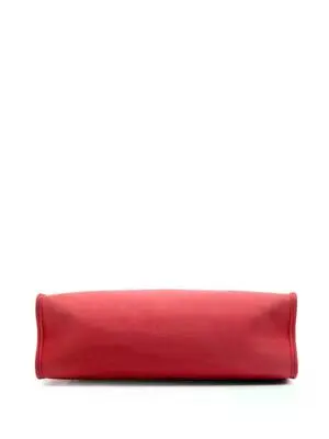 Hermès 2019 Toile Herbag Zip 31 Satchel - Red