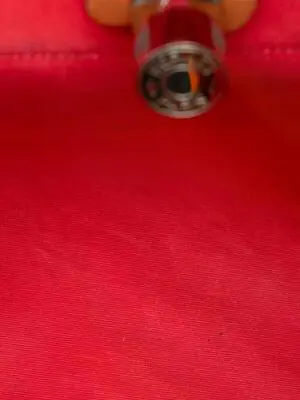 Hermès 2019 Toile Herbag Zip 31 Satchel - Red