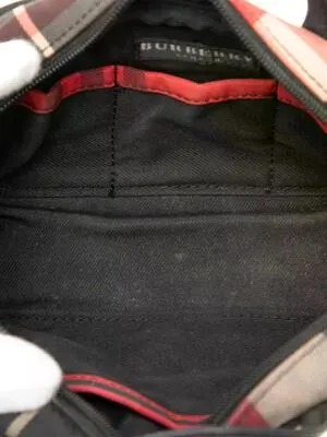 Burberry Mini Exploded Check Canvas Handbag