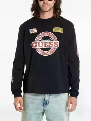 Guess Graphic-print Long-sleeve T-shirt