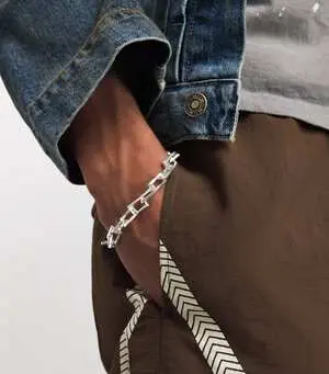 THE OUZE Sterling Petite Bulk Link Bracelet