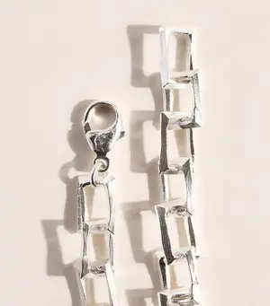 THE OUZE Sterling Petite Bulk Link Bracelet