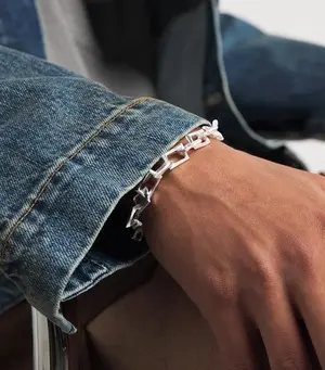 THE OUZE Sterling Petite Bulk Link Bracelet