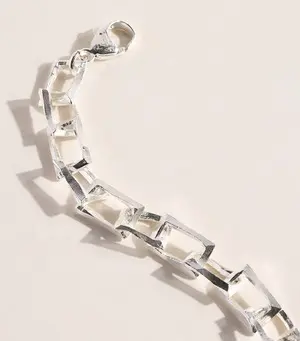THE OUZE Sterling Petite Bulk Link Bracelet