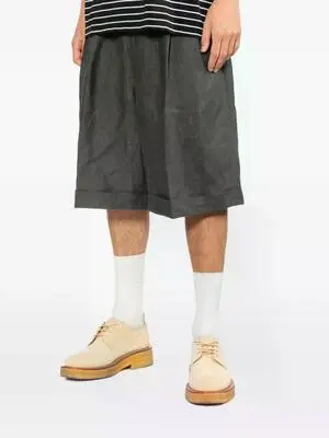 Jacquemus Pleated Turn-up Trousers