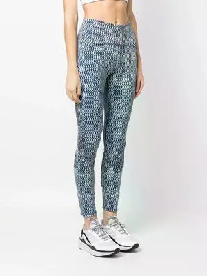 Adidas By Stella McCartney Truepace Abstract-print Running Leggings