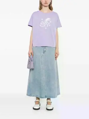 Agnes B. Textured T-shirts For Women