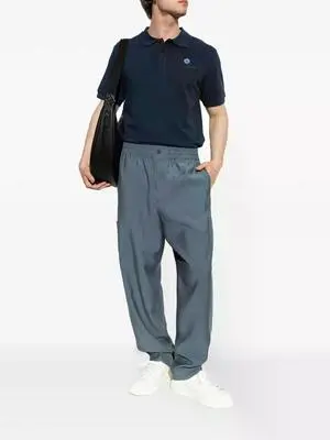 Kenzo Elasticated Waist Cargo Pants - Blue