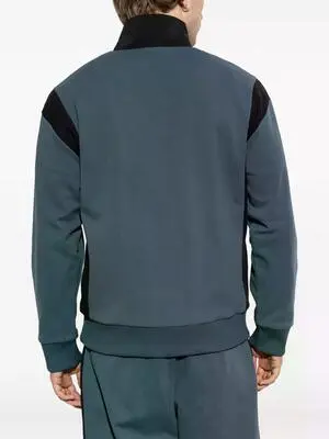 Kenzo Logo Embroidered Panelled Sweater