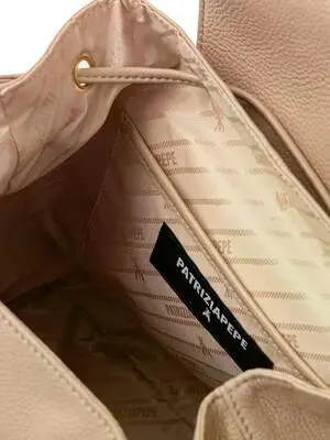 Patrizia Pepe Pebbled Leather Backpack