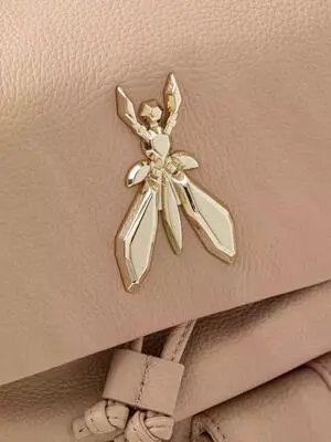 Patrizia Pepe Pebbled Leather Backpack