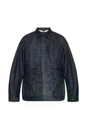 Comme Des Garçons Tartan Check Zip-up Jacket