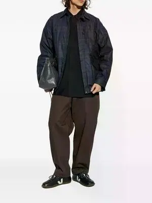 Comme Des Garçons Tartan Check Zip-up Jacket