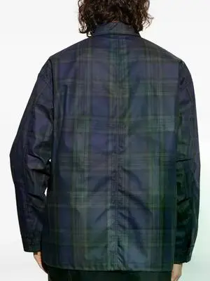 Comme Des Garçons Tartan Check Zip-up Jacket