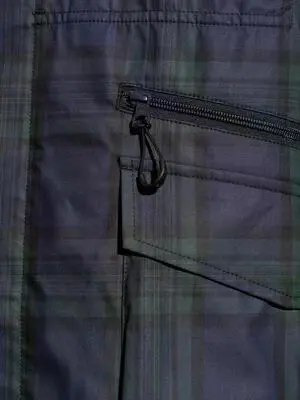 Comme Des Garçons Tartan Check Zip-up Jacket