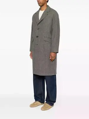 Tagliatore Sanford Houndstooth Single-breasted Coat