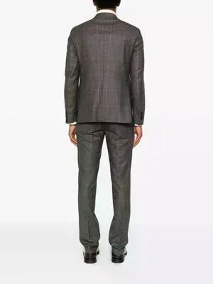 Tagliatore Check-pattern Wool Suit