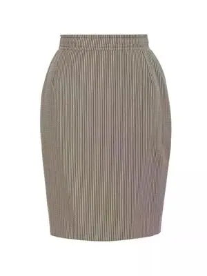Vintage Striped Button Dress