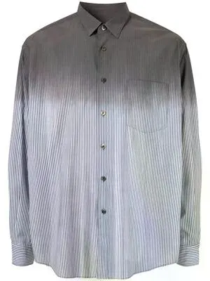 PORTS V Gradient Pinstripe Shirt