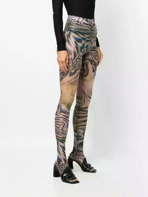 DIESEL® P-koll Abstract-print Leggings