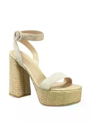 GIANVITO ROSSI Woven Platform Sandals