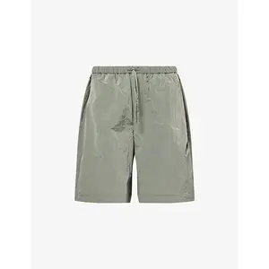 SEVENTH Ofuanto Check Swim Shorts - Tea