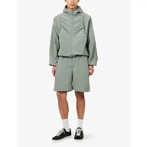 SEVENTH Ofuanto Check Swim Shorts - Tea