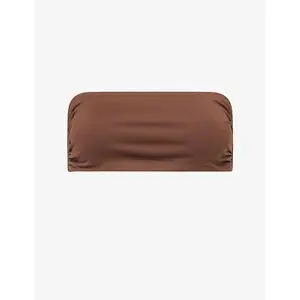 Second Summer Bandeau Bikini Top - Brown