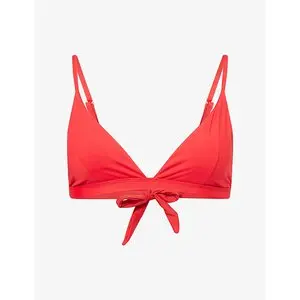 Second Summer Triangle Bikini Top - Red
