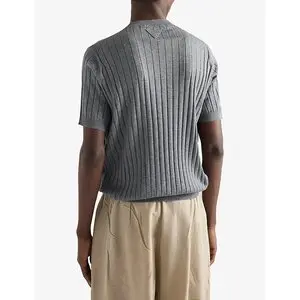 Prada Crewneck Short-sleeve Jumper