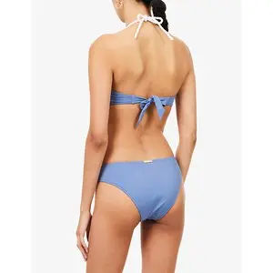 Heidi Klein Cetara Ring Bandeau Bikini Top - Blu-blu
