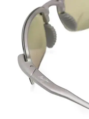 Maui Jim Ho’okipa Ultra Rectangle-frame Sunglasses - Grey