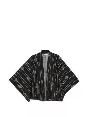 A.N.G.E.L.O. VINTAGE CULT Patterned Kimono - Black