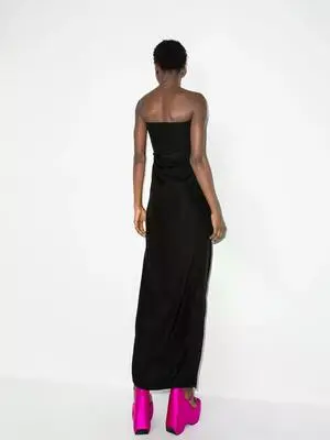 Gauge81 Lica Silk Strapless Maxi Dress