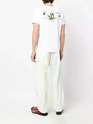 Off-White Weed Hands Off Logo-print T-shirt