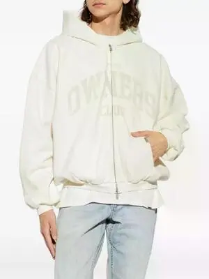 REPRESENT Owners Club Zip-up Hoodie - Neutrals
