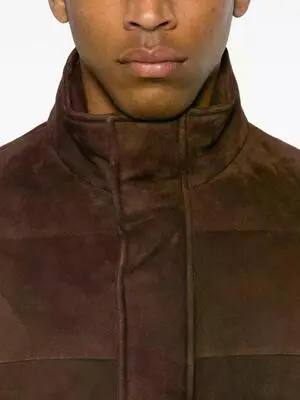 Tagliatore Quilted Suede Jacket