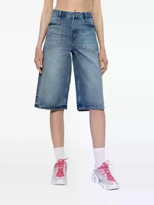 SAMSOE SAMSOE Saveyra Patch-pocket Shorts - Blue