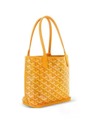 Goyard Anjou Reversible Tote Coated Canvas Mini Satchel - Yellow