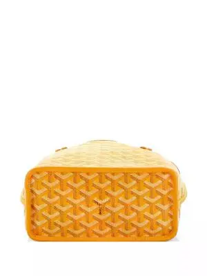 Goyard Anjou Reversible Tote Coated Canvas Mini Satchel - Yellow