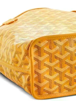 Goyard Anjou Reversible Tote Coated Canvas Mini Satchel - Yellow