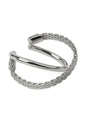 RATHEL & WOLF Edward Double-hoop Earcuff - Silver