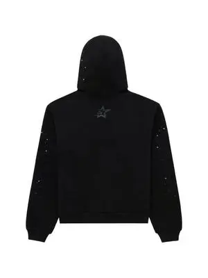 SP5DER Rhinestone Embellished Hoodie