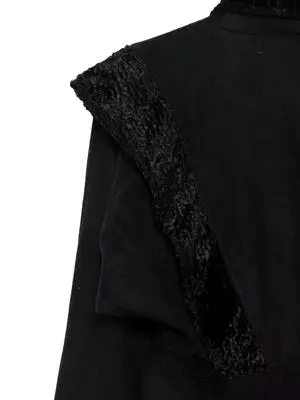 A.N.G.E.L.O. VINTAGE CULT 1980s Faux-fur Trim Jacket - Black
