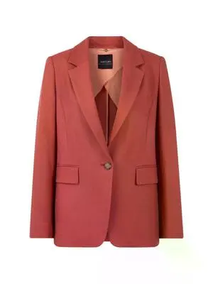 MARCCAIN Single-breasted Notched-lapel Blazer - Red