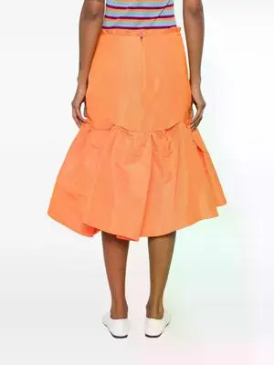 N°21 Knotted Ruffled Trim Skirt