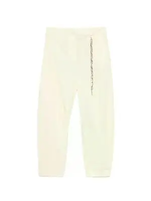 CIRCUS HOTEL Chain Embellished Trousers - Yellow